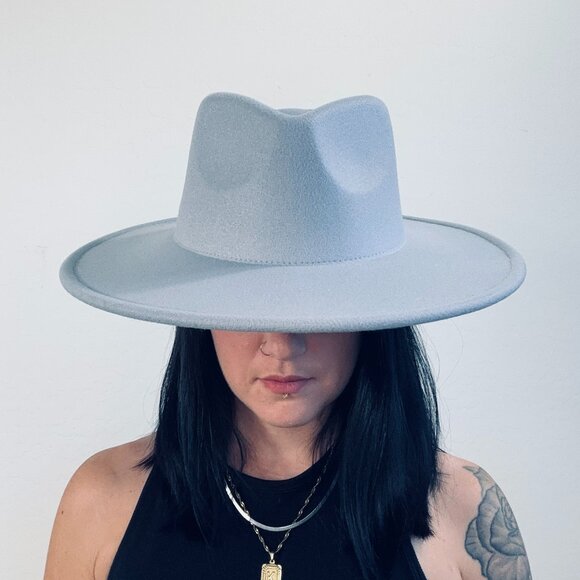 Accessories | Powder Blue Felt Rancher Hat | Poshmark